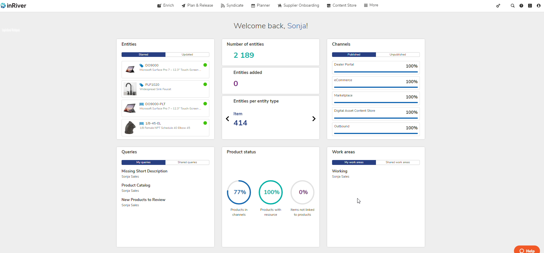 inRiver Web Portal and Dashboard – inRiver Community